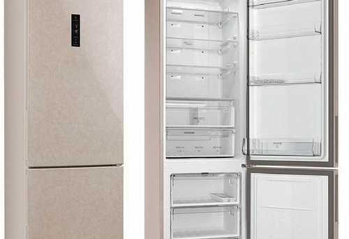 Холодильник hotpoint новый инвертор мраморбеж 322л