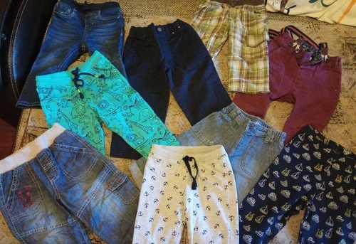 Пакет штанов/брюк и джинс для мальчика р. 80-86