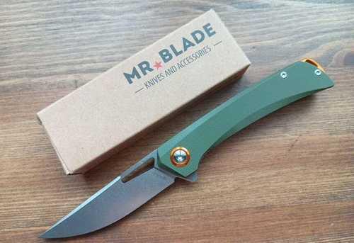 Нож Mr.Blade Finch AUS-8 SW G10 olive