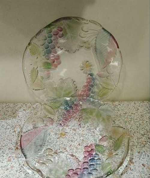 Тарелка из японского стекла
