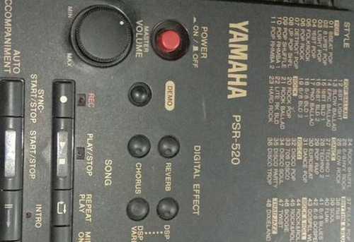 Синтезатор Yamaha psr - 520