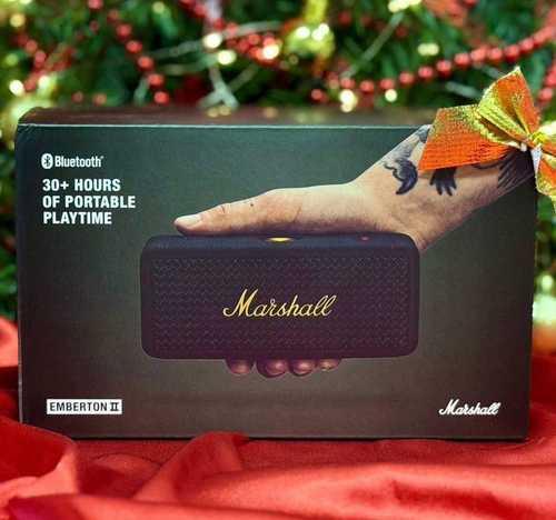 Блютуз колонка Marshall emberton 2 цвет синий