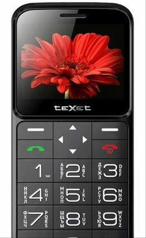 Сотовый телефон Texet TM-B226 2.31" Black GSM