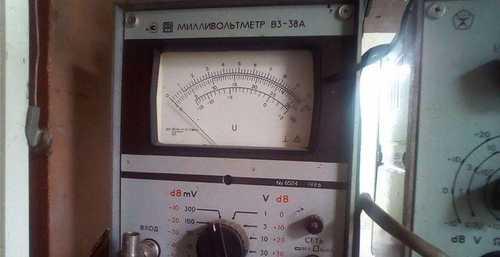 Миливольтметр В3-38А СССР