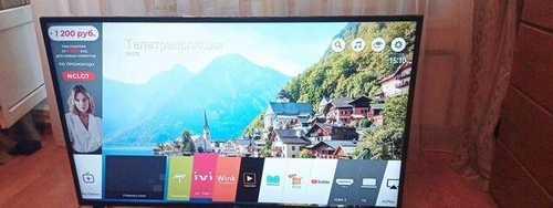 LG 55UK6200- Smart TV, Wi-Fi, 4K UHD,HDR, 140см