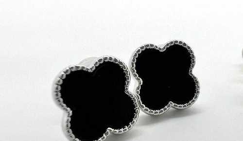 Пусеты Van Cleef без страз