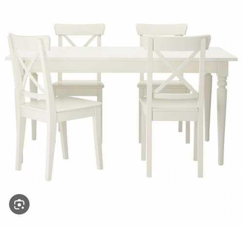 Стол со стульями IKEA