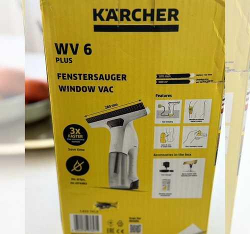 Стеклоочиститель karcher WV 6 Plus