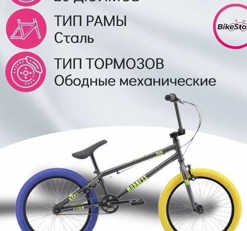 Велосипед Stark Madness BMX 1 графит матовый