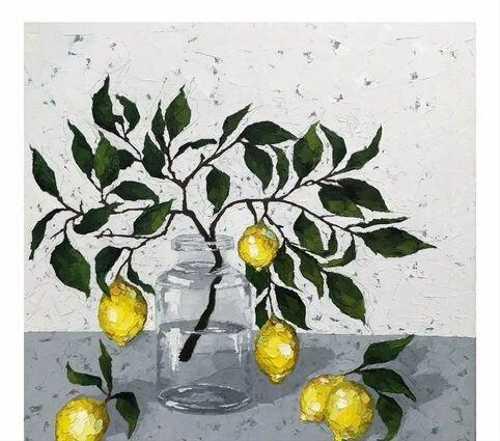 Интерьерная картина "Лимоны"