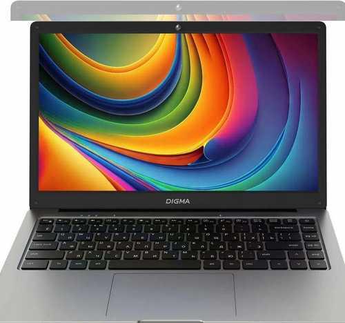 Ноутбук Digma 14", IPS, Celeron N4020, 8/256, W11P