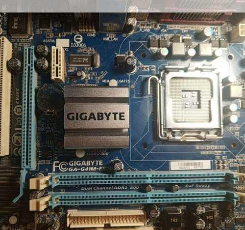 Материнская плата lga 775 ddr2 ga-g41m-es2l