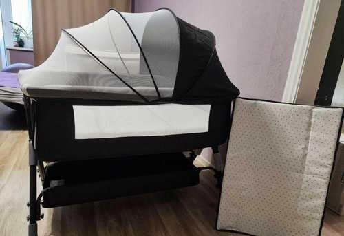 Кроватка-колыбель приставная с пеленальной доской