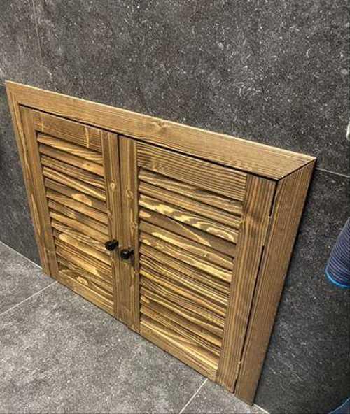 Жалюзийные ставни из дерева