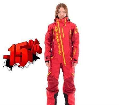 Комбинезон Extreme Woman Red-Yellow. Утепленный