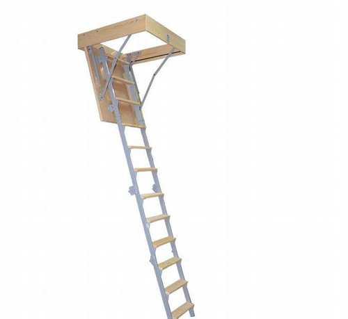 Чердачная лестница комбинированная