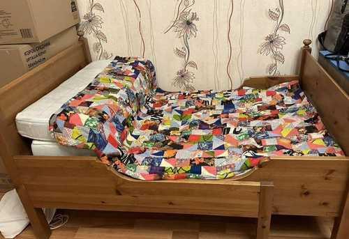 Детская кроватка IKEA раздвижная
