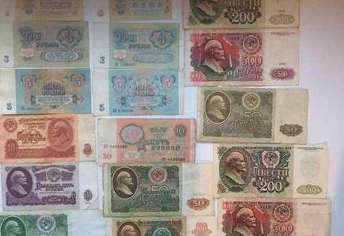 20 банкнот СССР 1961 1992 VF++ XF