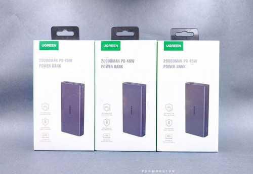 Ugreen 20000 mah PD45W внешний (новый) powerbank