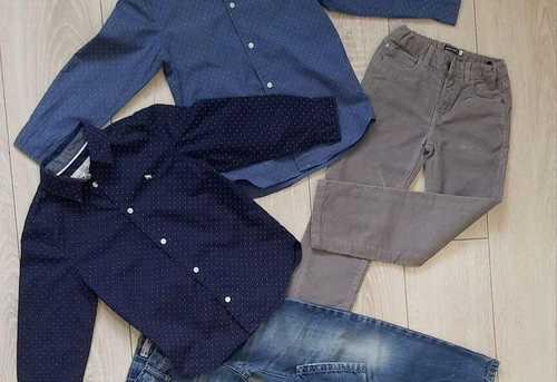Рубашка H&M, Next, брюки, джинсы 122р