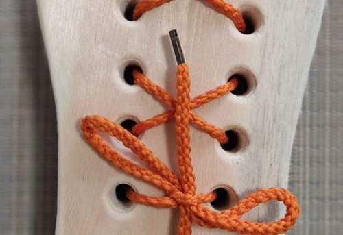 Деревянная шнуровка