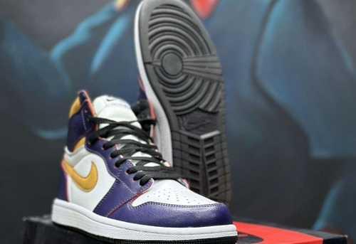Кроссовки Jordan 1 lakers