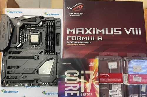 Asus Maximus viii Formula / i7-6700K / DDR4 32gb