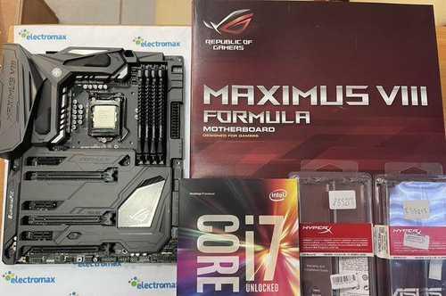 Asus Maximus viii Formula / i7-6700K / DDR4 32gb