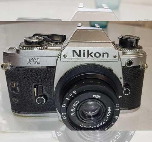 Индустар 50 3,5/50мм бесконечность на Nikon f