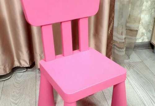Детский стул IKEA новый розовый