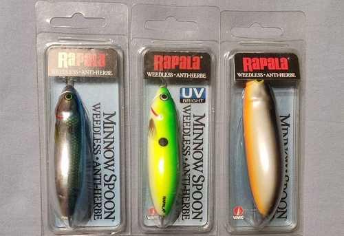 3 незацепляйки Rapala Minnow Spoon