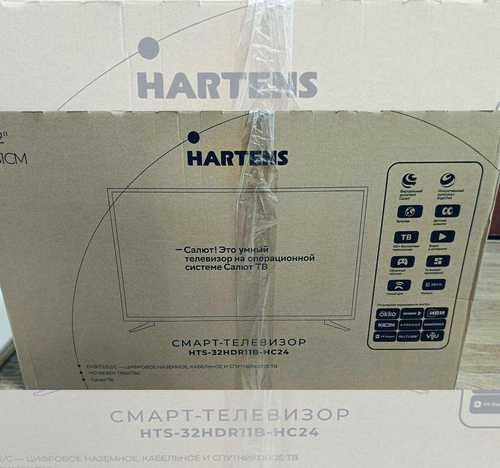 Телевизор Hartens тhts-32HDR11B-HC24 32" HD