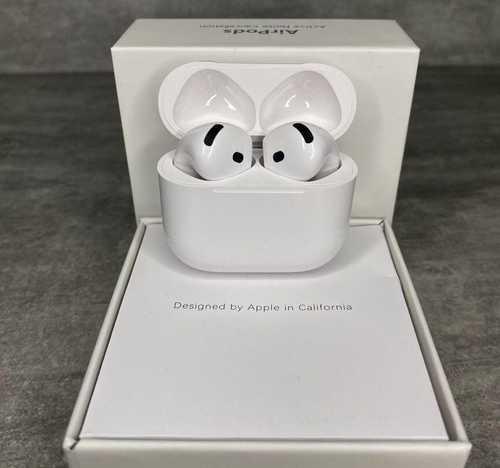 Airpods 4 с шумоподавлением(чехол в подарок)