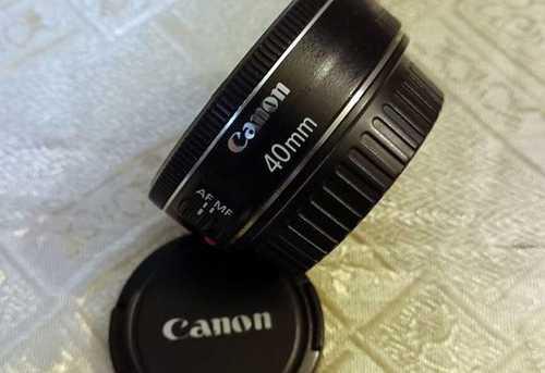 Canon ef 40mm f 2 8