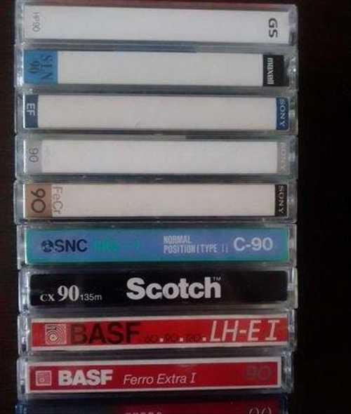 Аудиокассеты sony, basf, maxell, goldstar