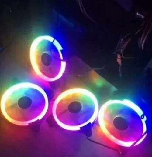 Кулеры корпусные с RGB подсветкой 1stplayer