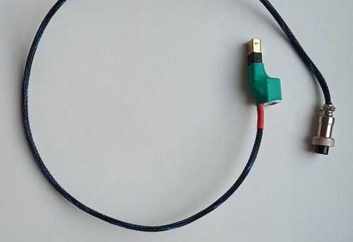 Кабель постоянного тока (DC-кабель) GX12 USB-B
