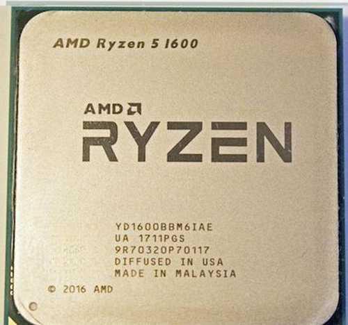 Процессор Ryzen 5 1600