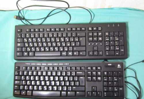 Клавиатура Logitech K200 и HP 1516,хор.состояние