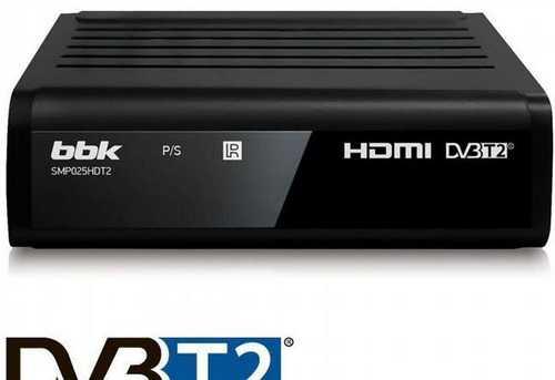 Ресивер BBK SMP025HDT2 черный DVB-T2 #355102