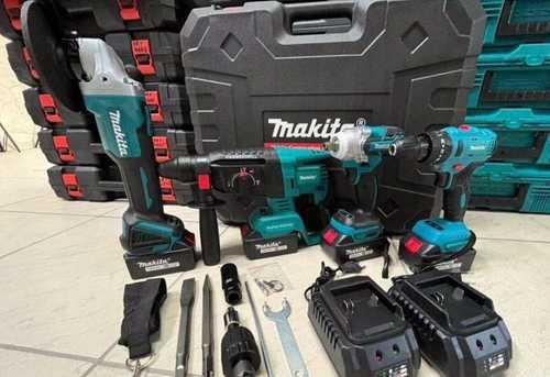 Набор инструментов makita 4в1 На аккумуляторах