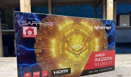 Новые sapphire AMD Radeon RX 6950 XT nitro+OC16gb