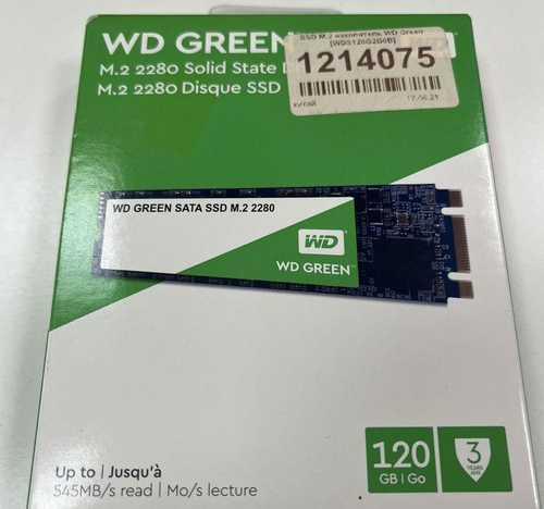 Ssd wd green 120gb