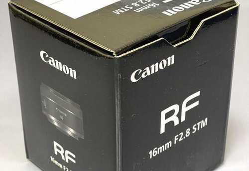 Canon RF 16mm f/2.8 STM Новый