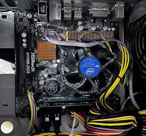 Asrock H110M-DGS LGA1151   i3 7100   озу 8