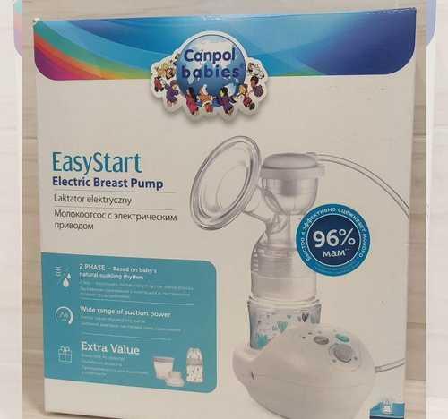 Новый Молокоотсос EasyStart электро Canpol babies