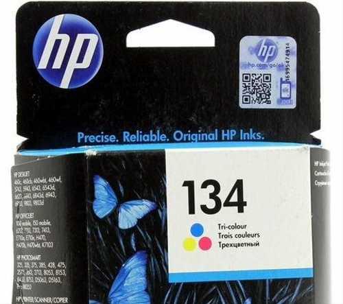 Струйный картридж HP 134 трехцветный
