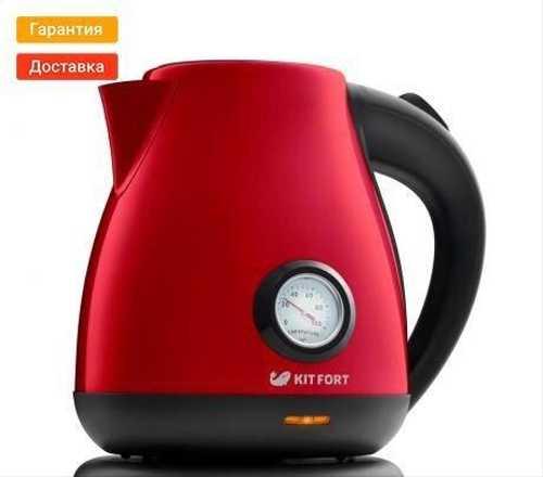 Чайник электрический Kitfort KT-642-5 красный