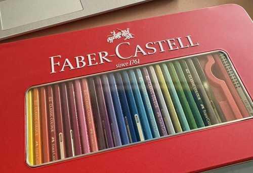 Карандаши Faber-Castell Замок 60 бу в кейсе