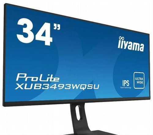 Монитор iiyama 34" UltraWide XUB3493wqsu-B1